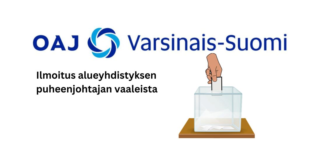 Ilmoitus alueyhdistyksen puheenjohtajan vaaleista | OAJ Varsinais-Suomi